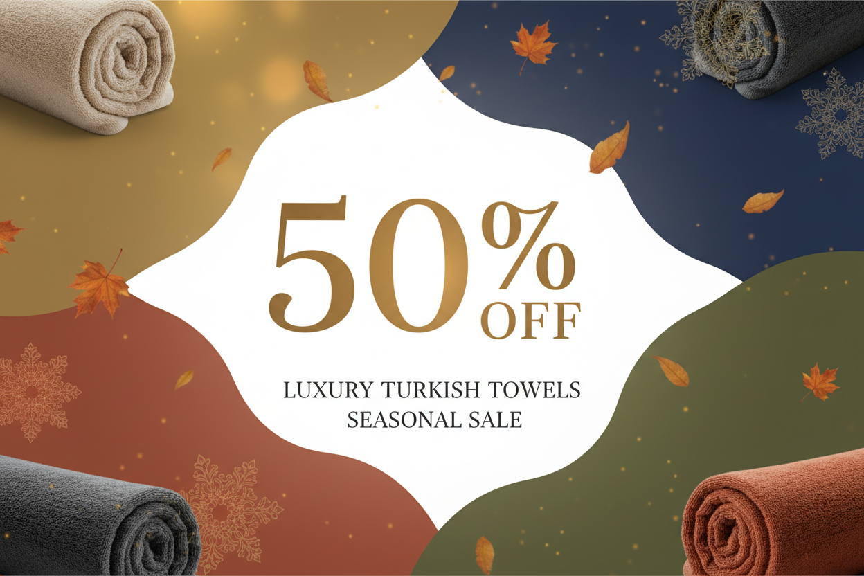 Seasonal Sale 50% Off Towels | Classic Turkish Towels